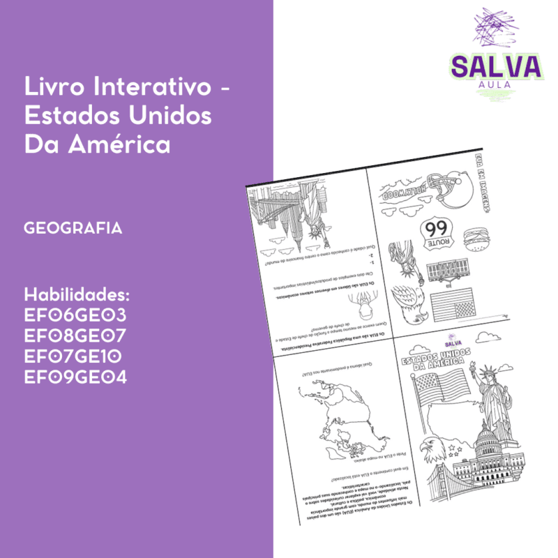 Livro Interativo: Estados Unidos da América - Salva Aula