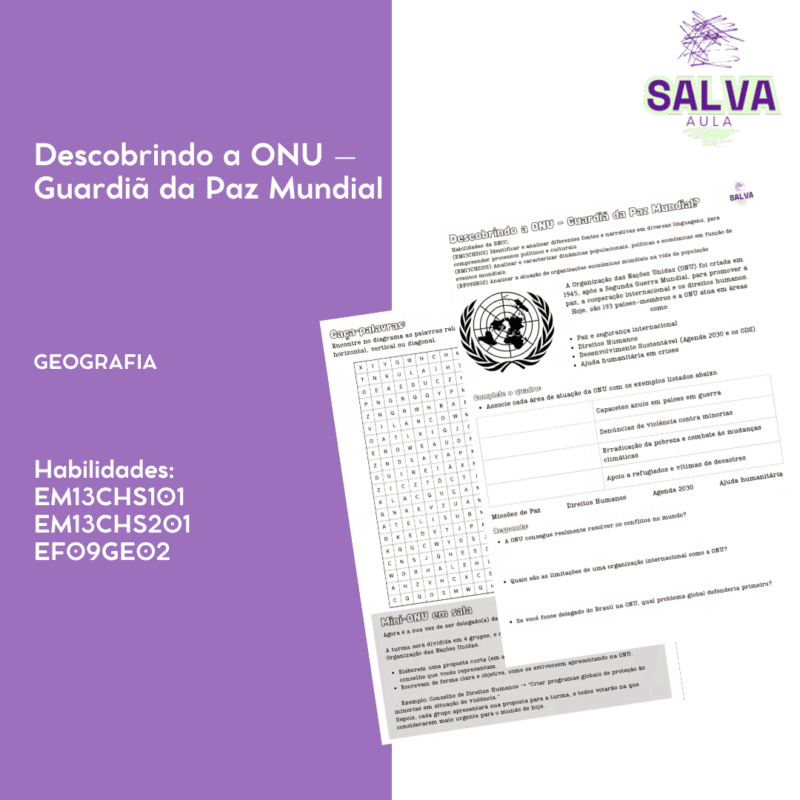 A ONU e sua Missão pela Paz Mundial - Salva Aula